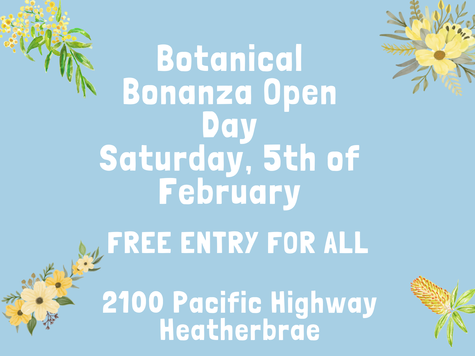 Botanical Bonanza Open Day :: Port Stephens