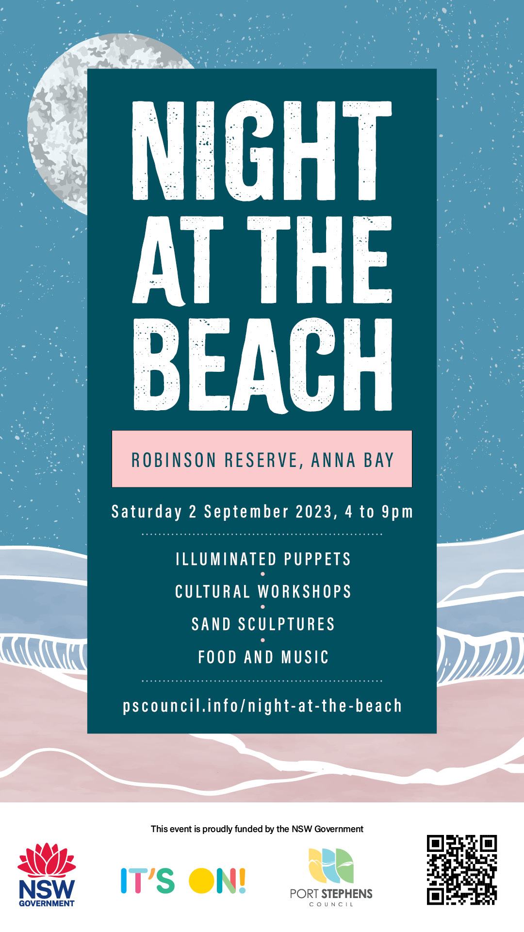 Night at the Beach - Birubi Beach, Anna Bay :: Port Stephens